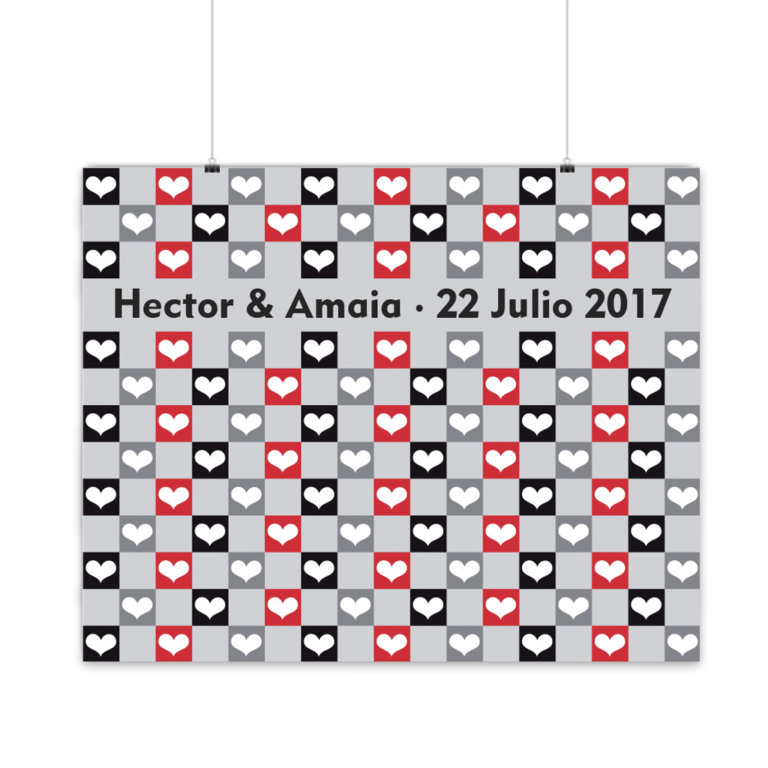 Photocall Corazón Tapiz - Photocall | Entrega rápida