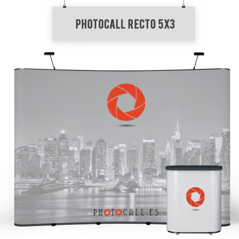 Photocall Recto 5x3 Stand | Envío Gratis - Prod 24H